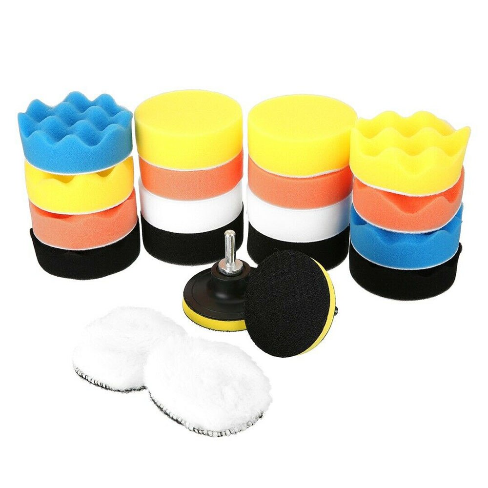 3 Inch 22 Stuk Beauty Waxen Set Automotive Polijst... – Grandado
