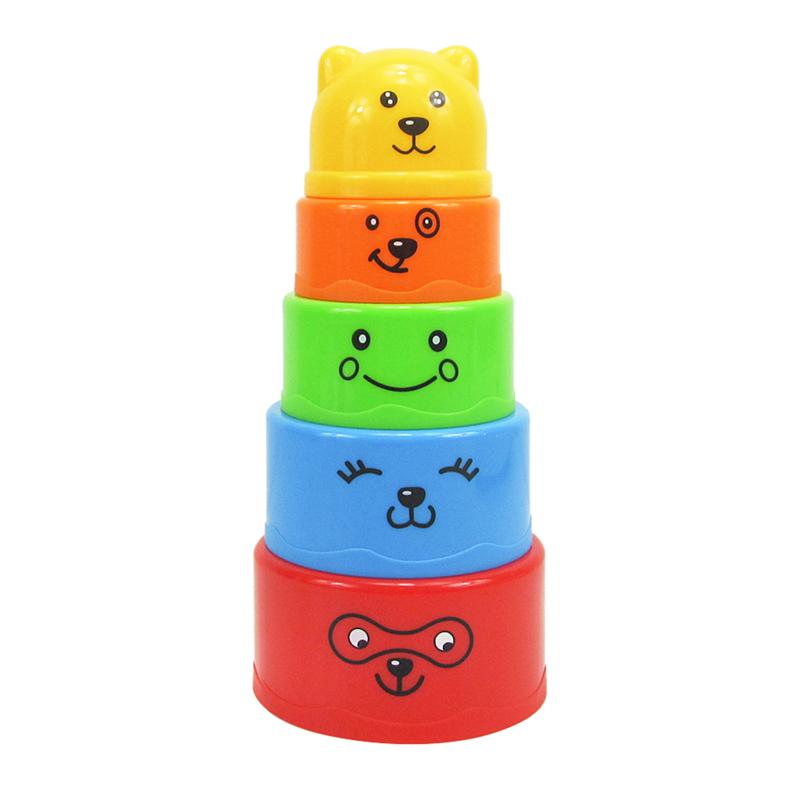 5pcs Stacking Cups Interesting Adorable Funny Plas... – Grandado