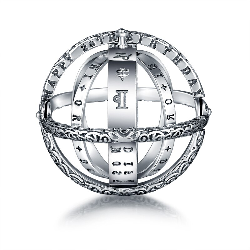 XiaoJing 100% 925 Sterling Silver Astronomical Sph... – Grandado