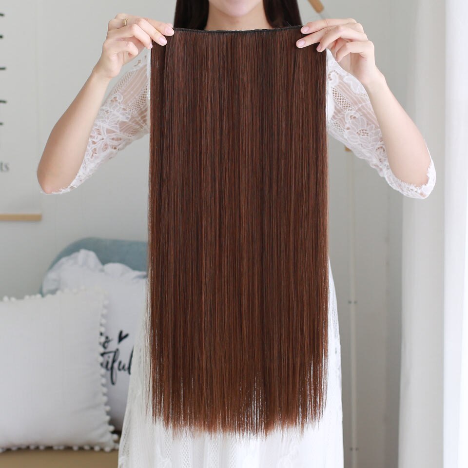 Long straight Synthetic hair 5 Clip In Hair Extens... – Vicedeal