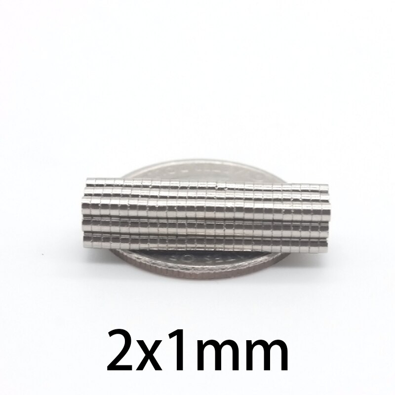 100/200/500/1000/5000PCS 2x1 Small Round Magnet 2*... – Vicedeal