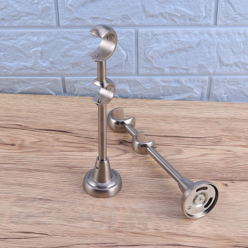 2 PCS 20mm/25mm Heavy Duty Dual Curtain Rod Bracke... – Grandado