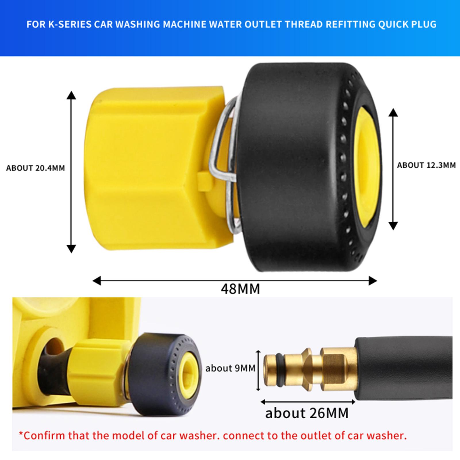 Water Hose Connectors High Pressure Washer Quick C... – Vicedeal