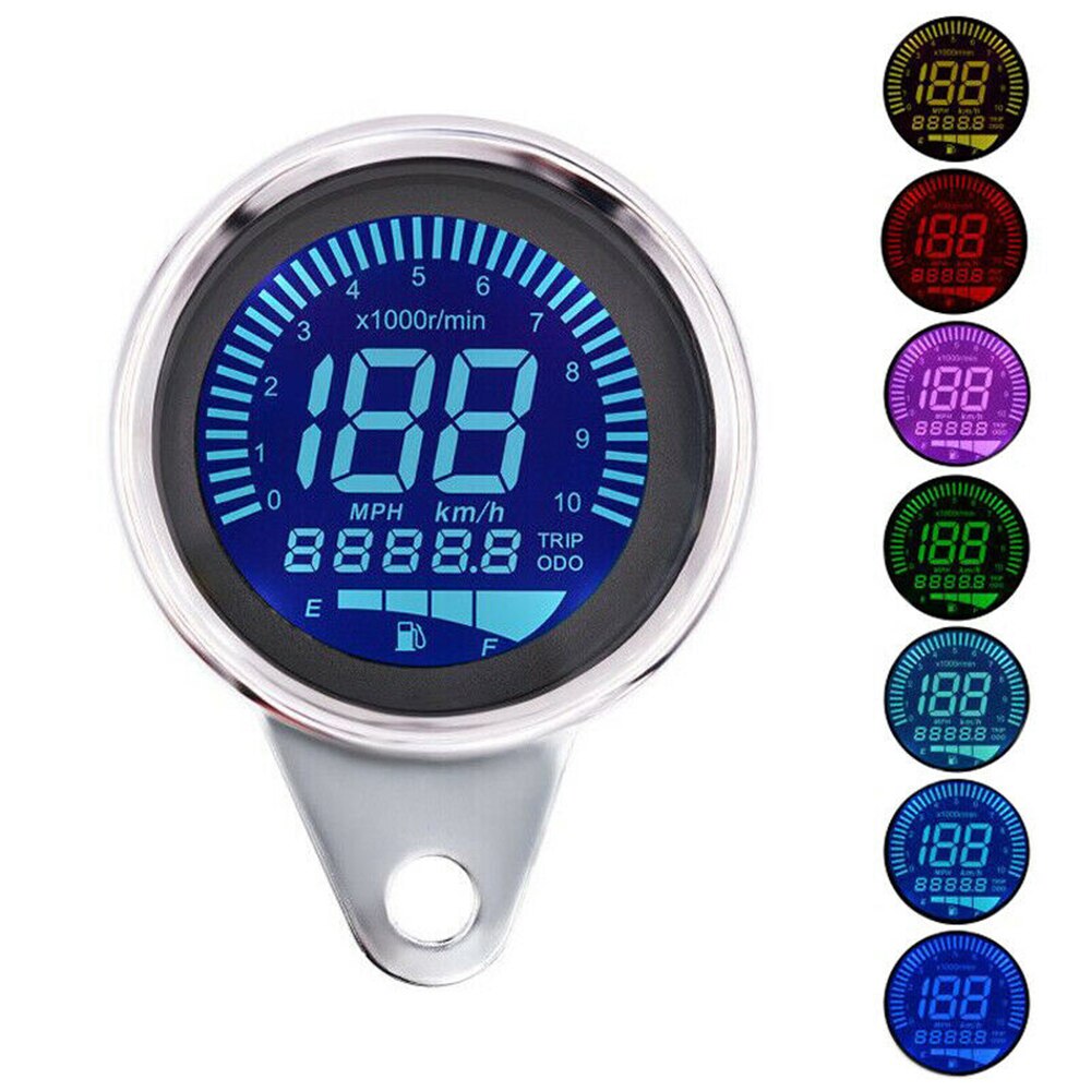 LCD Digital MPH KM/H Motorcycle Moped Odometer Spe... – Vicedeal