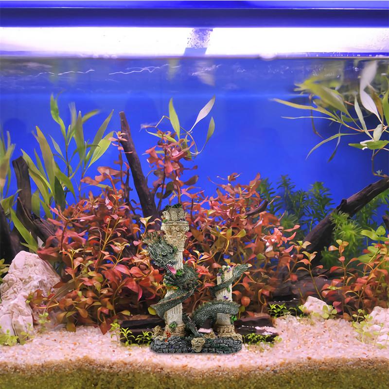 1pc Chinese Dragon Ornament Fish Tank Landscaping ... – Grandado