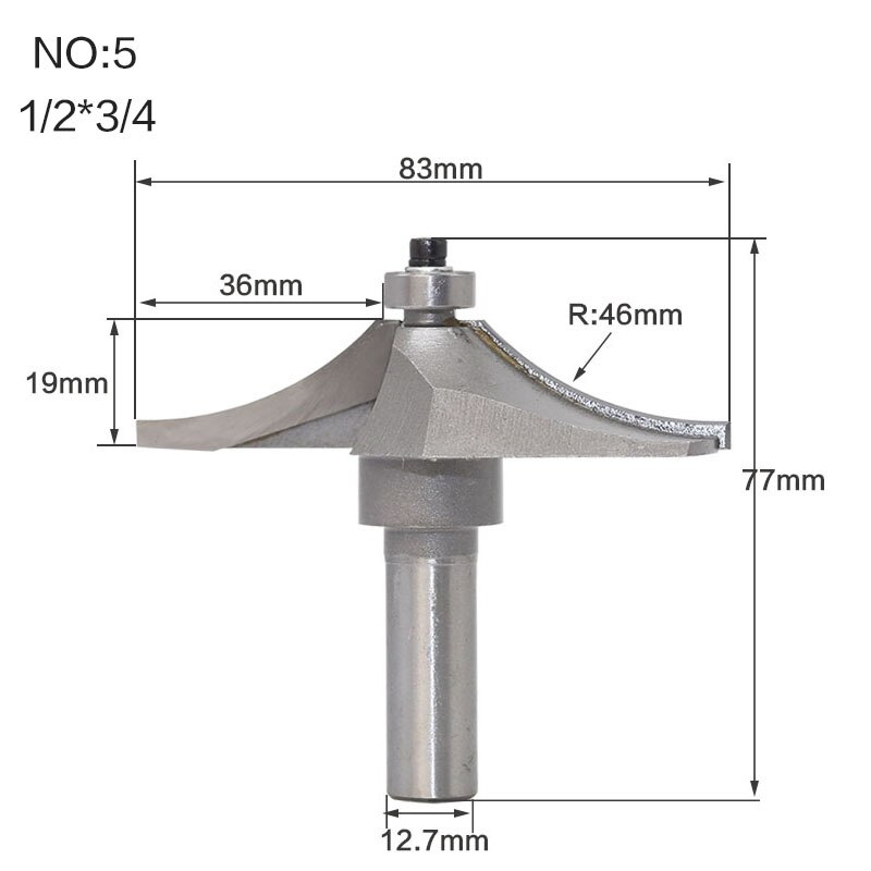 1/2 Shank Router Bits For Wood Tungsten Carbide Cu... – Vicedeal