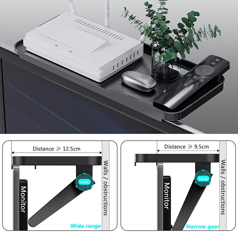 Tv Screen Top Opslag Plank Rek Houder Verstelbare ... – Grandado