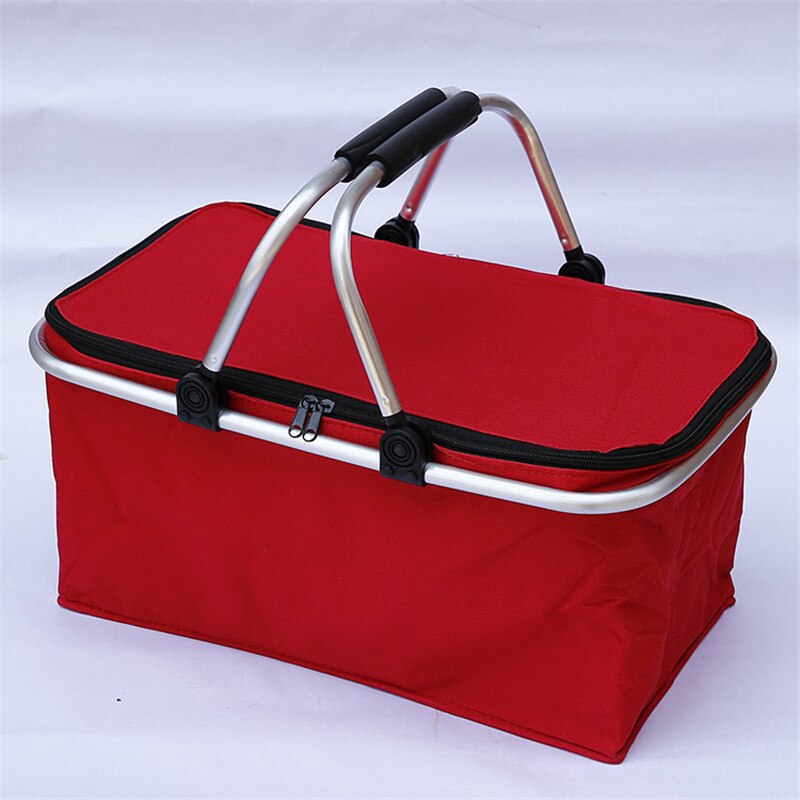Folding Picnic Camping Basket Insulated Shopping C... – Vicedeal