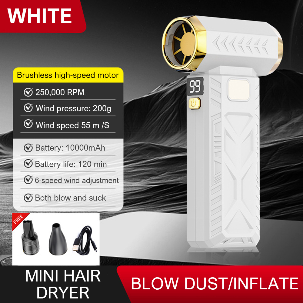 Mini Turbo Jet Fan 250000RPM Powerful Air Blower 1... – Grandado