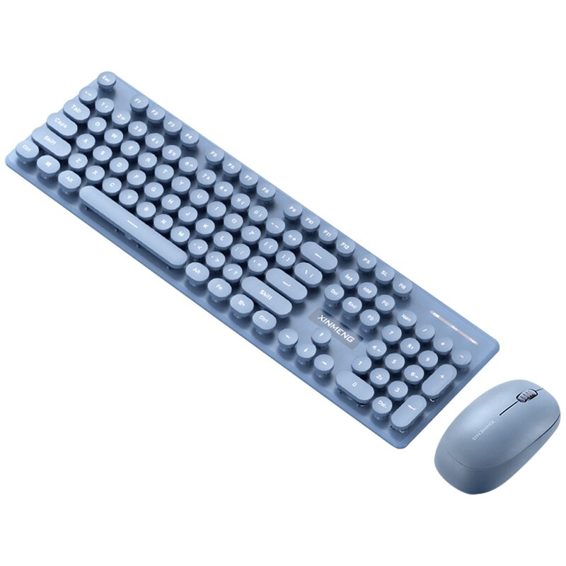 Wireless Keyboard And Mouse Set Wireless Punk Mani... – Grandado