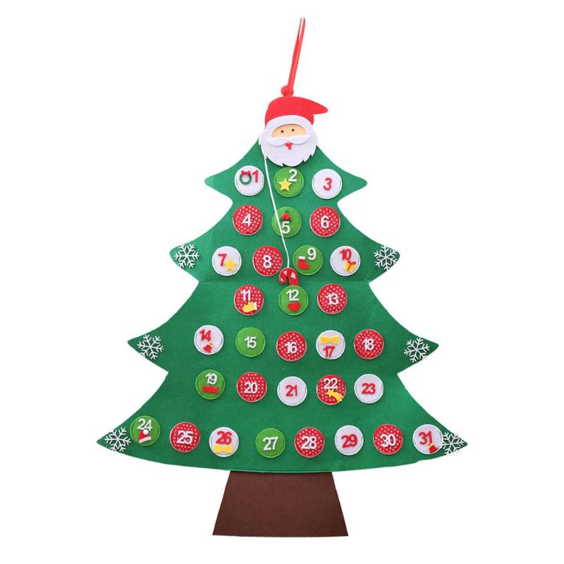Vktech Kerst Kalender Kerstman Snowman Xmas Advent... – Vicedeal