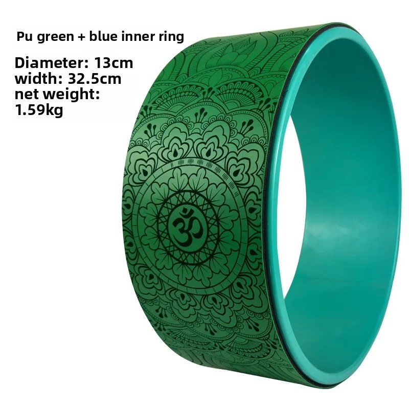 Yoga Wheel Wooden Fitness Ring Backbend Pilates Ci... – Grandado