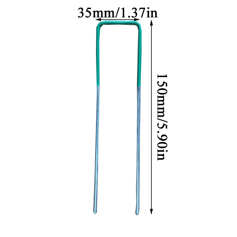 1 Pcs U Shaped Carbon Steel Garden Pins Netting St... – Grandado