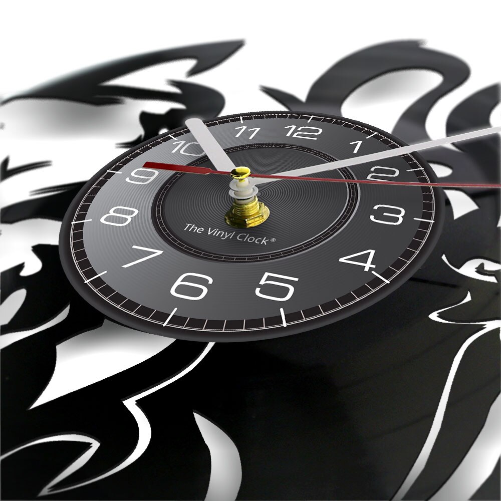 Horror Skull Gothic Halloween Decor Wall Clock Sca... – Grandado