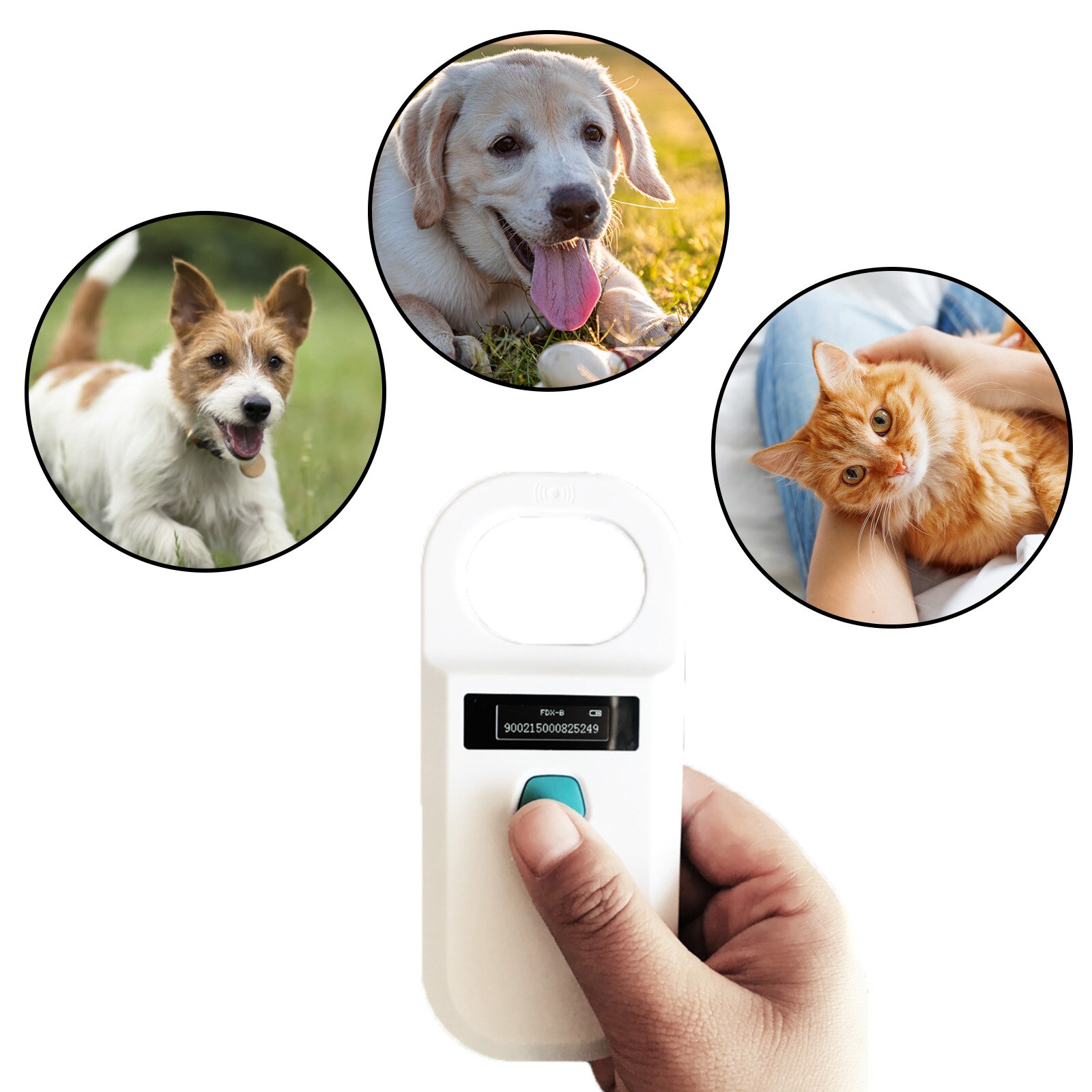 Dier Tag Microchip Reader Iso Chip Draagbare Huisd... – Grandado