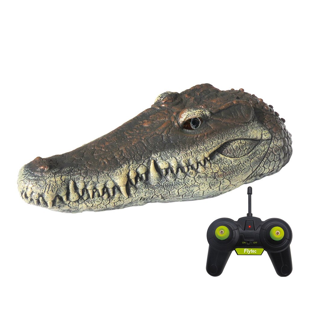 Flytec V005 RC Boat 2.4G Simulation Crocodile Head... – Vicedeal