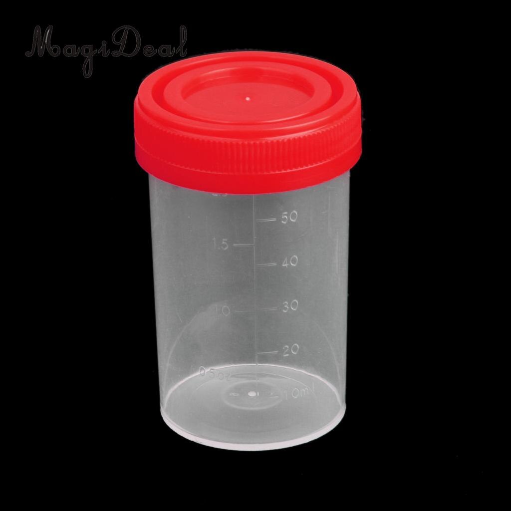 5x 60ml Plastic Graduated Measuring Specimen Cup S... – Vicedeal