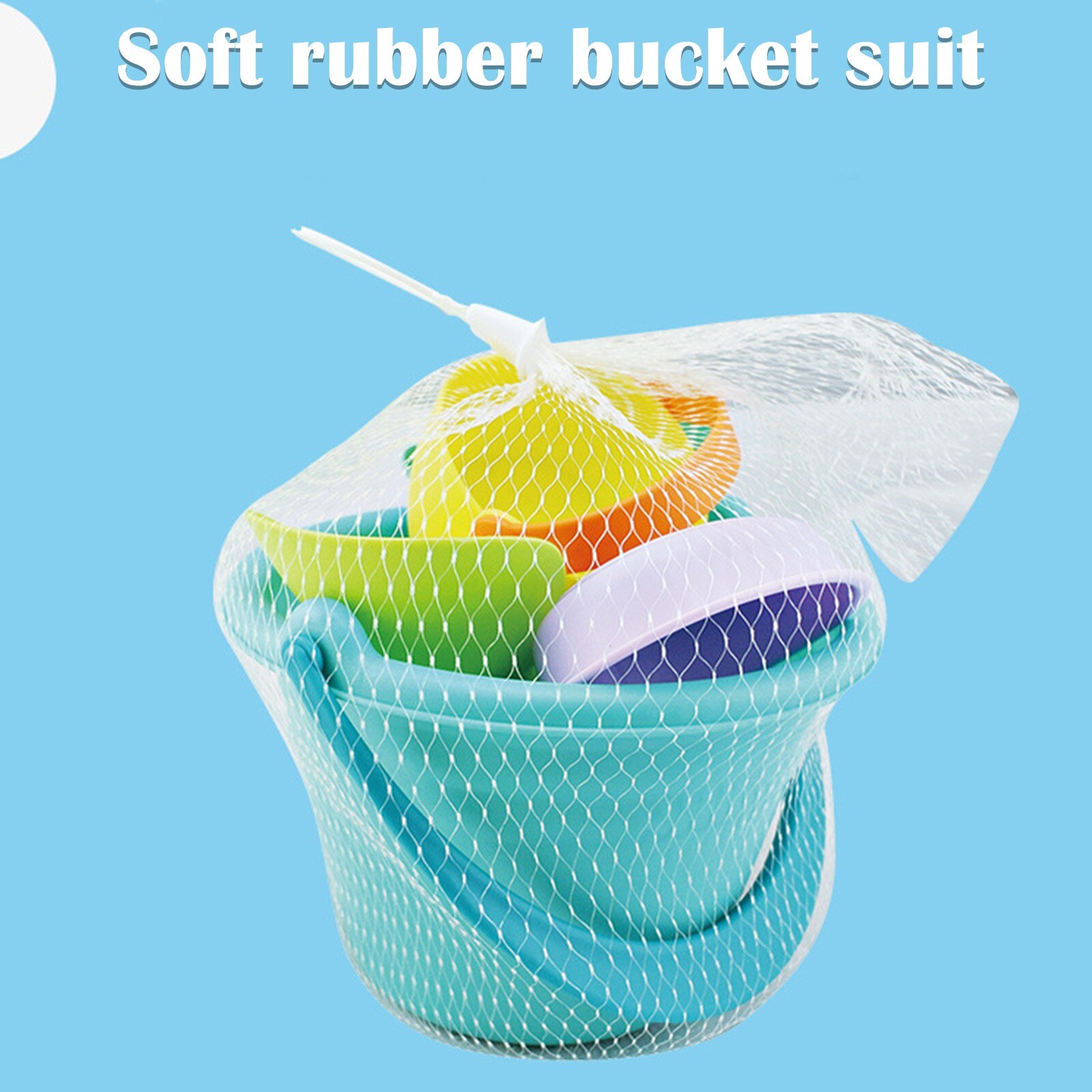 7 Pcs Kids Beach Sand Toy Set Outdoor Play Sand To... – Grandado