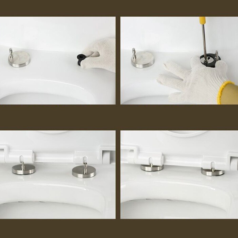2 Pcs Toilet Seat Fixings Fix Universal Pack Well ... – Vicedeal