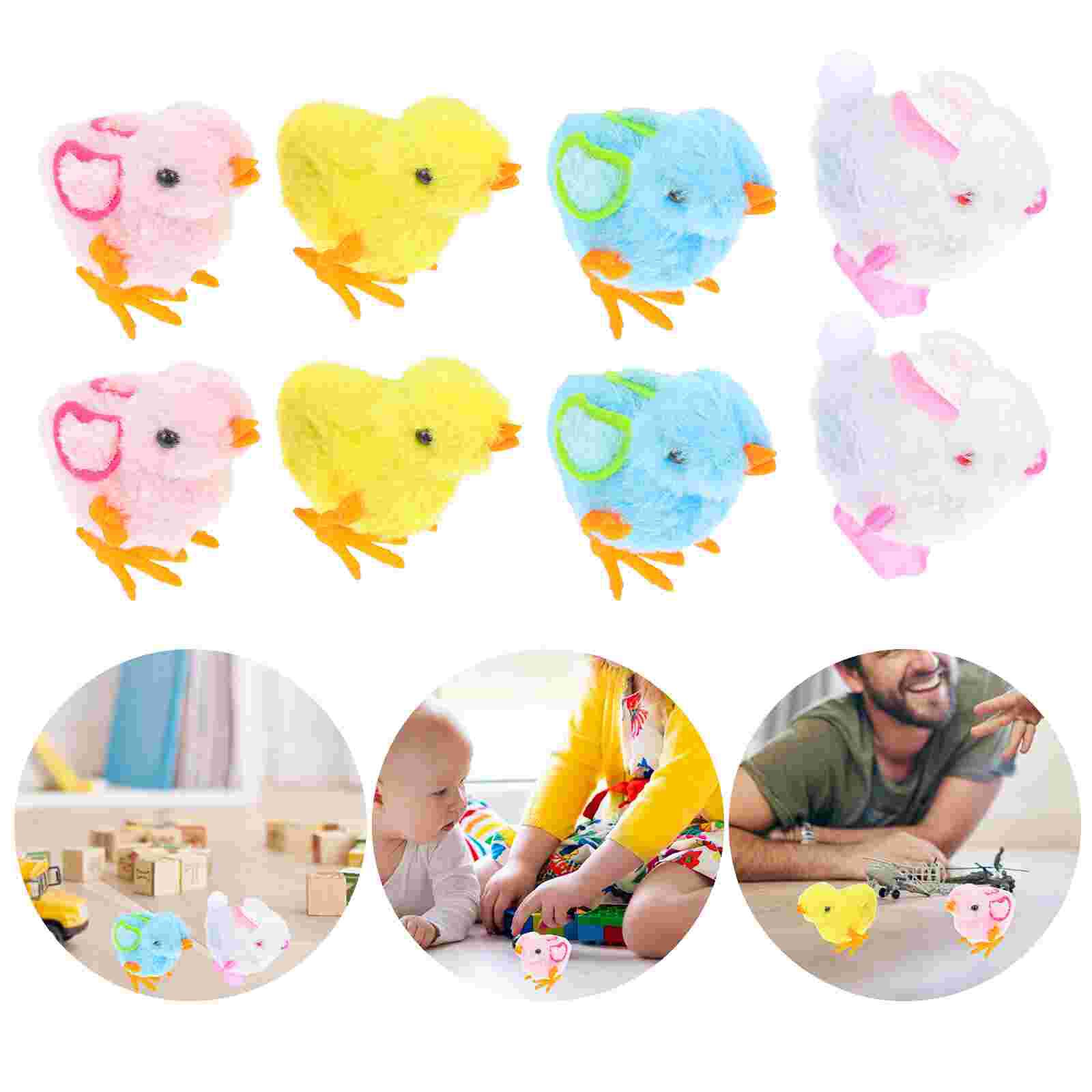 12pcs Wind-up Jumping Toys Lovely Chicken Rabbit T... – Vicedeal