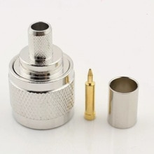 10PCS Adapter N Male Crimp RF Connector For RG5 RG... – Vicedeal