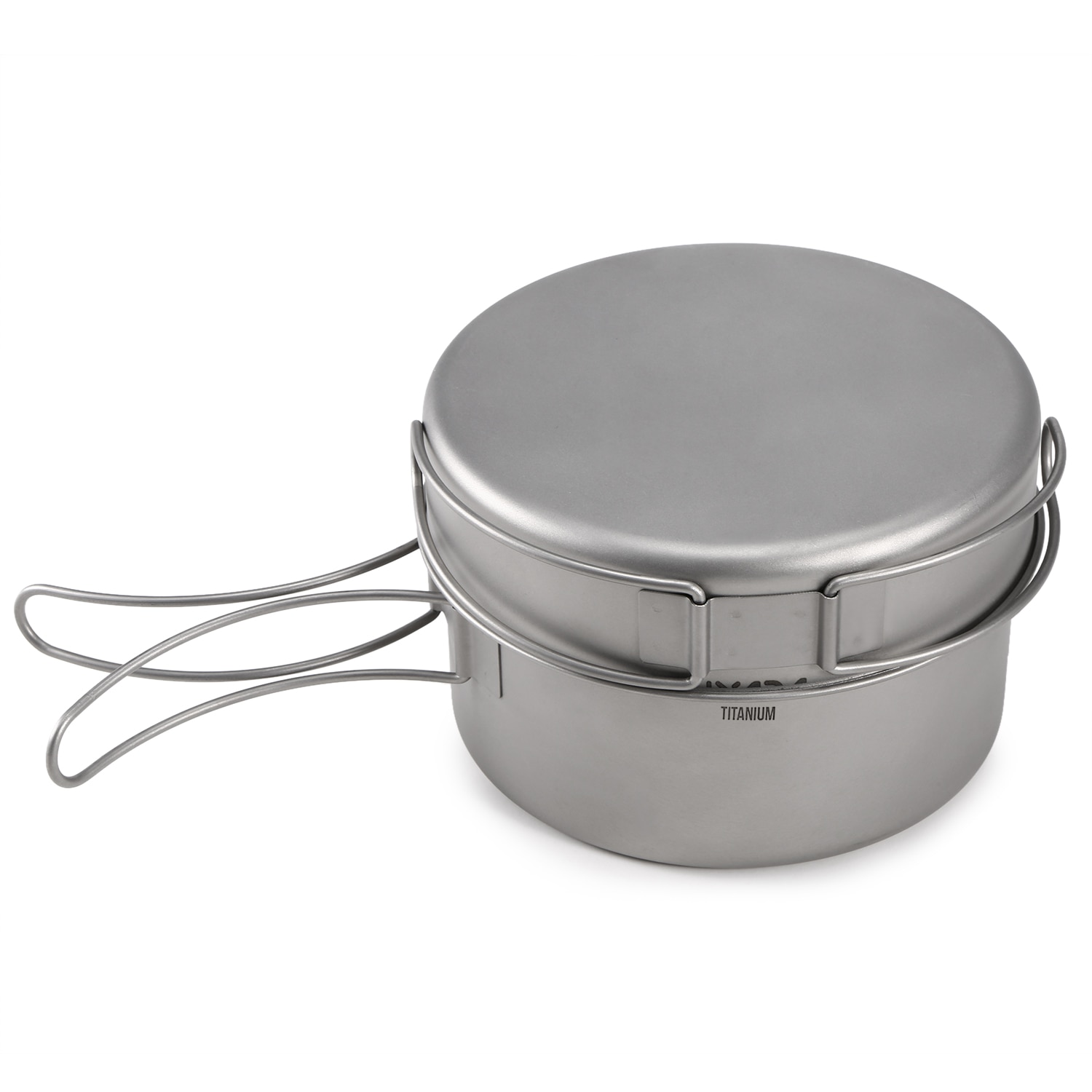 Lixada 2pcs Camping Cookware Set Titanium Pot Pan ... – Grandado