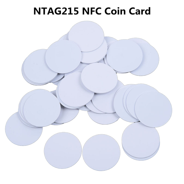 50Pcs Nfc Ntag215 Coin Card Tag 13.56Mhz Ntag 215 ... – Vicedeal