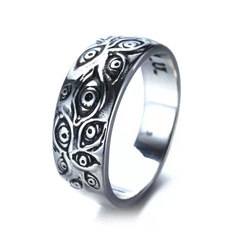 Män retro hip-hop personlighet ring punk ringar fö... – Grandado