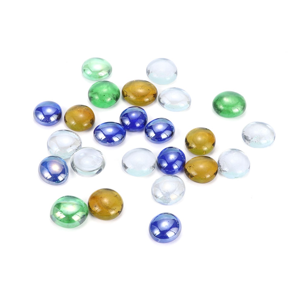 100g Glass Pebbles Stones Home Ornament Supply Cob... – Grandado