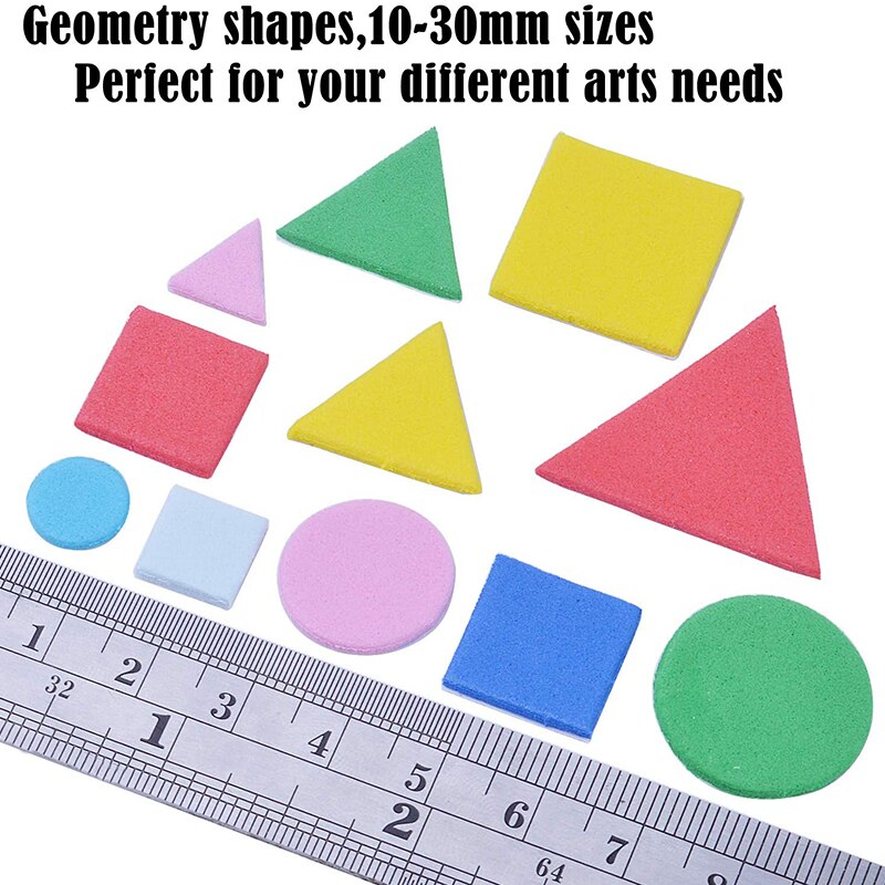 150 pcs Foam Paper Stickers Kids Toys Geometric Sp... – Grandado