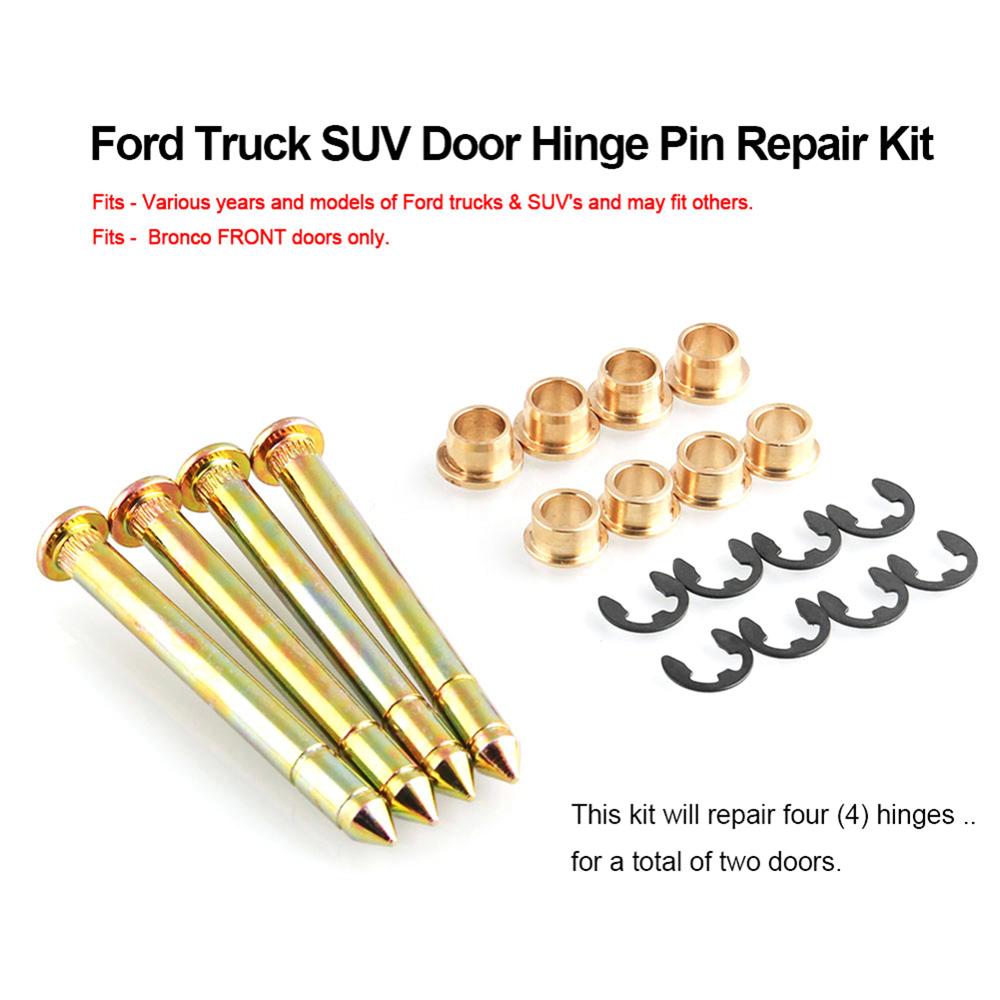 Door Hinge Pins Bushing Repair Set TWO Front DOOR ... – Vicedeal