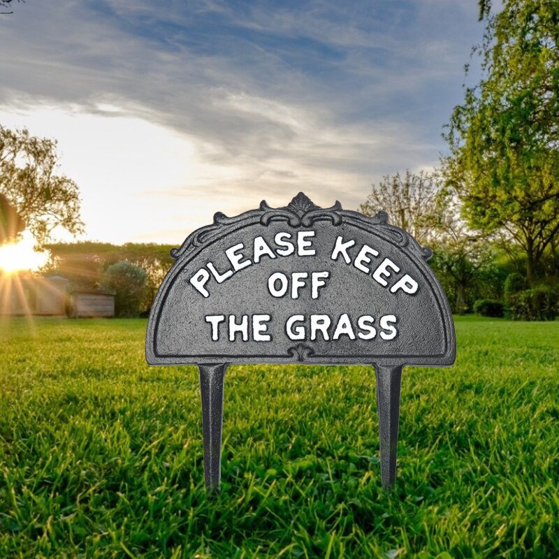 Garden Warning Sign 1PC Heavy Duty Yard Sign Garde... – Grandado