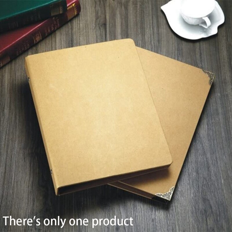 Kraft Paper Folder Ring Binder, Brown in DIN A6 Fo... – Vicedeal