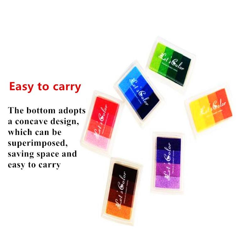 1pc 15 colors big ink pad Stamps planner scrapbook... – Grandado