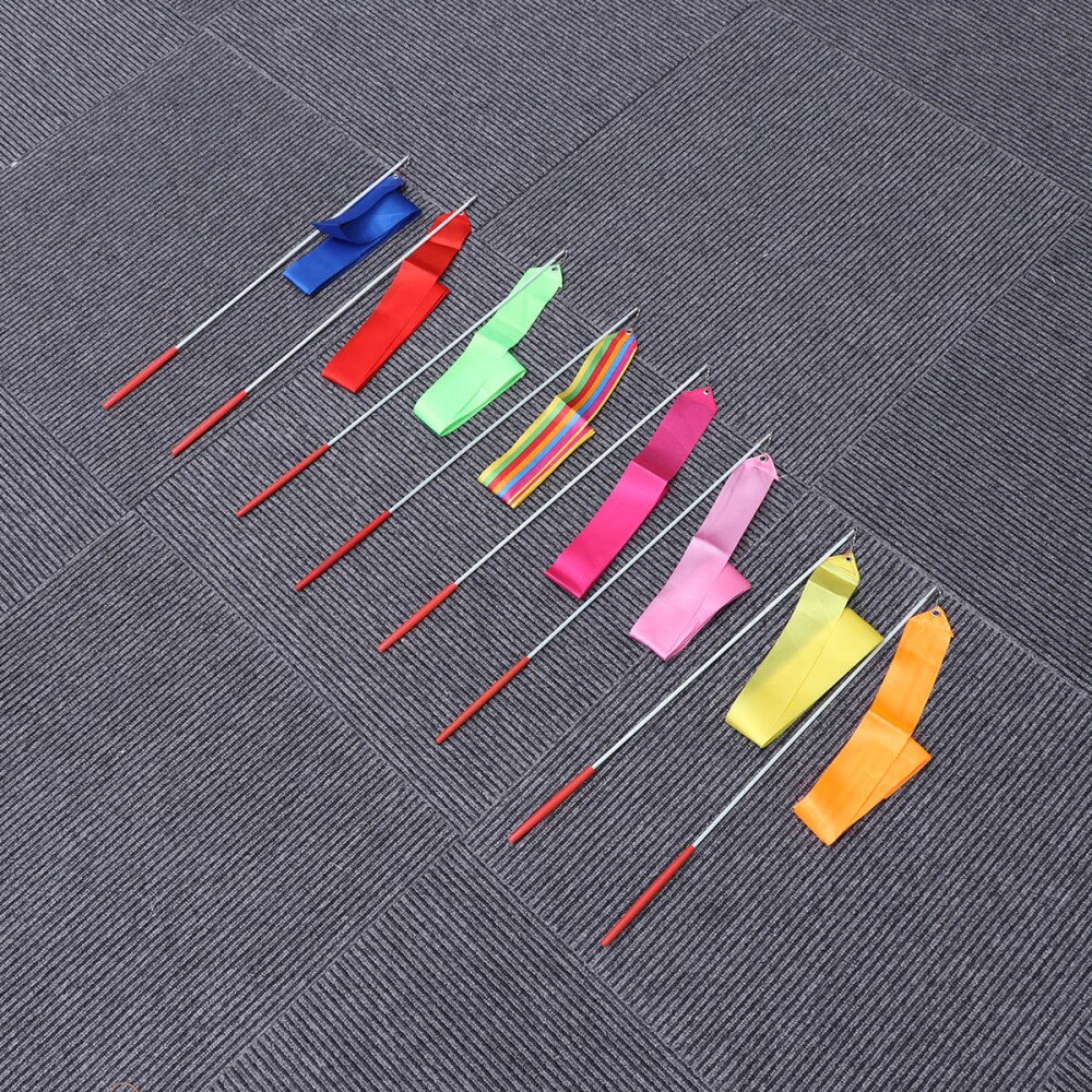 8pcs 4M Rhythmic Gymnastics Ribbon with Stick Chil... – Grandado
