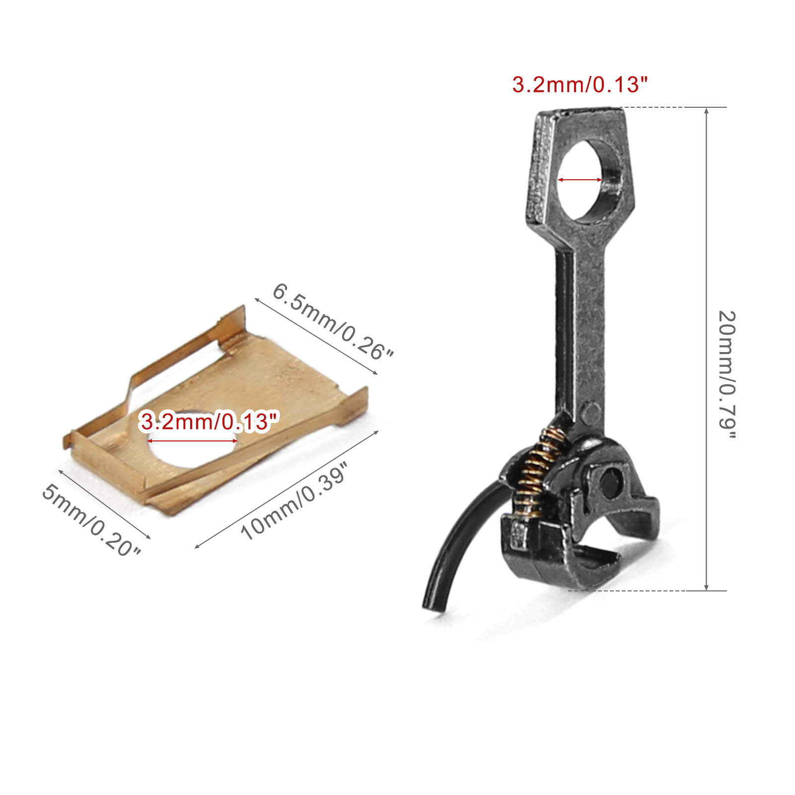 Evemodel 12 stuks HO schaal metalen koppelingen ko... – Vicedeal