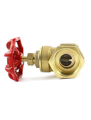 1PT Female Threaded Dual Ports Red Knob Control Wa... – Vicedeal