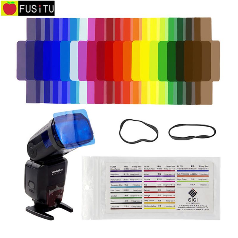 Fusitu 20pcs Flash Speedlite Color Gels Filters Ca... – Grandado