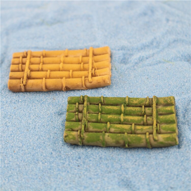 1 Stuk 4.5*2.5Cm Groen Geel Mini Log Bamboe Vlotte... – Grandado