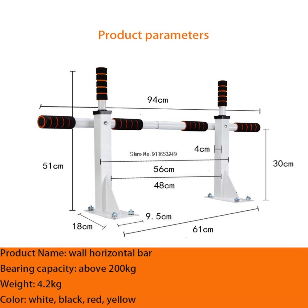 Indoor Horizontal Bar Home Wall Parallel Bars Leve... – Vicedeal