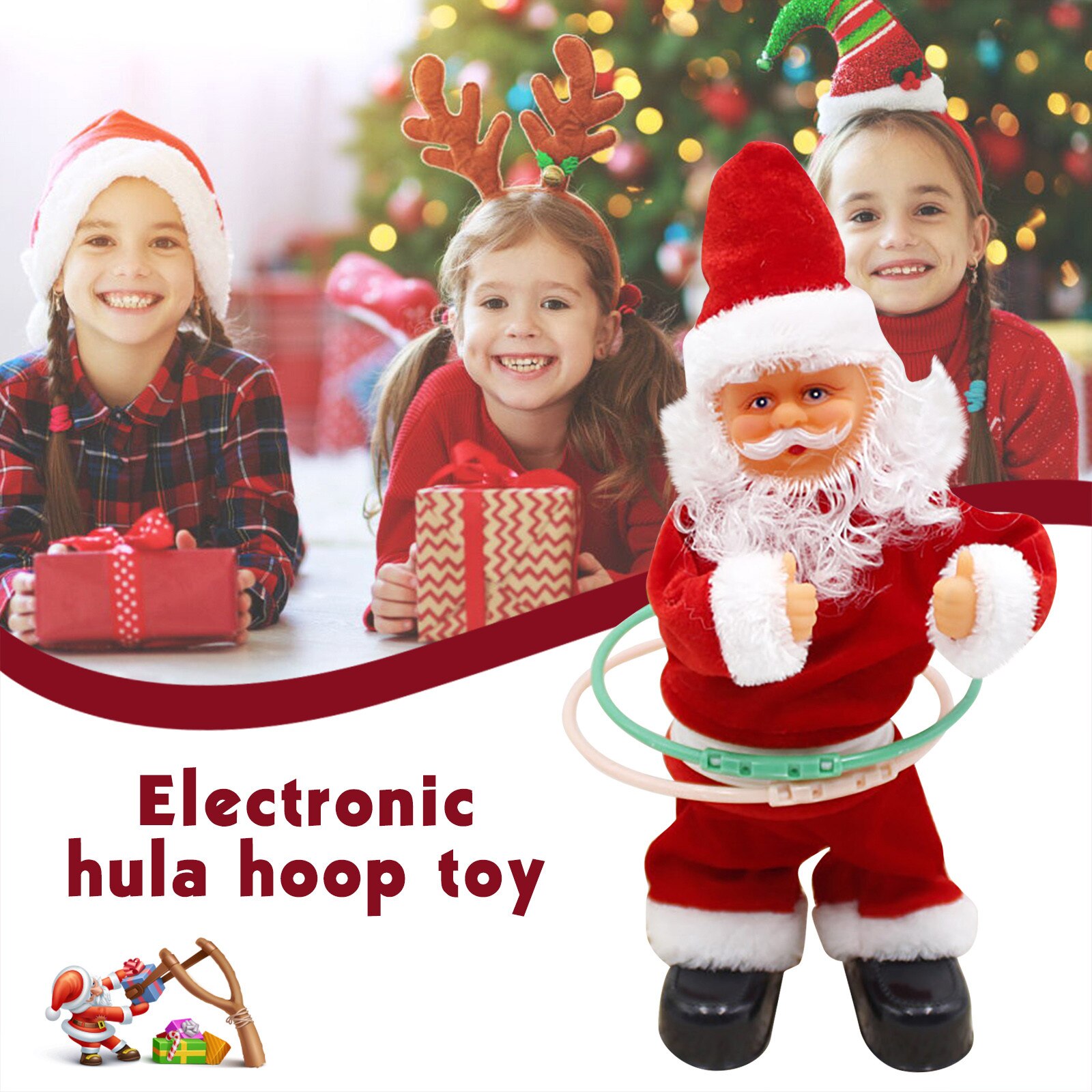 Christmas Santa Claus Doll Electric Singing Dancin... – Vicedeal