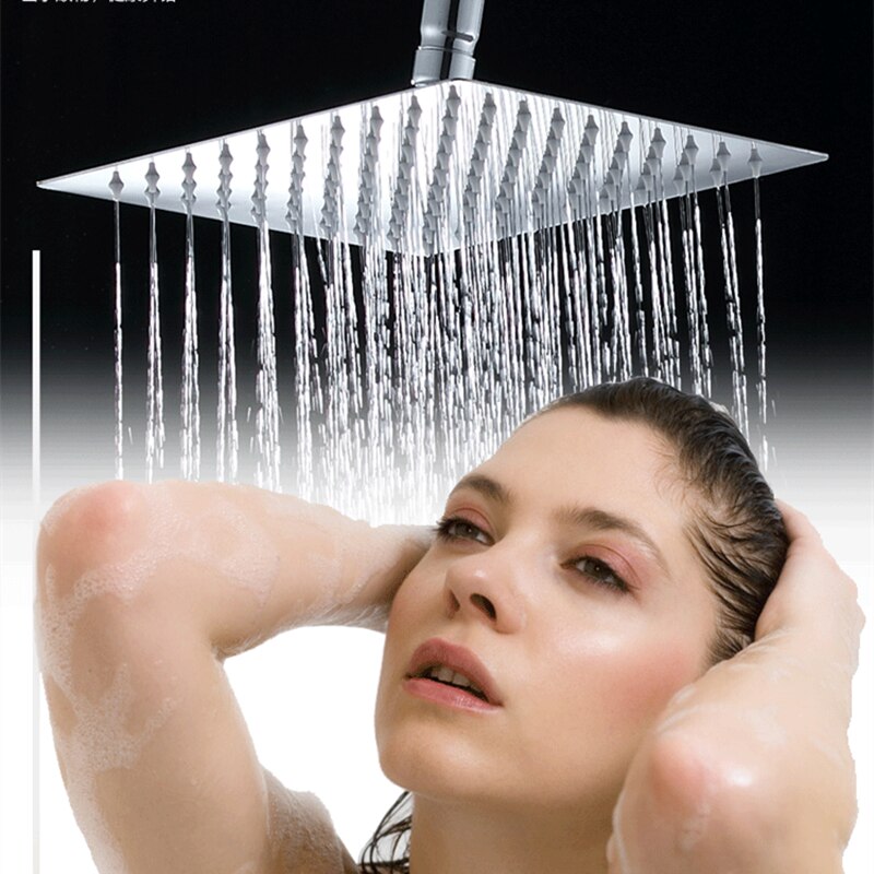 PVIVLIS Shower 8" Chrome Overhead Shower Head Rain... – Grandado