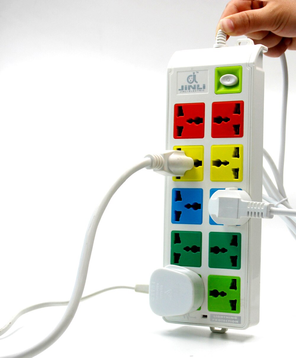 Multi purpose socket AU EU US Standard 10 Outlet P... – Grandado
