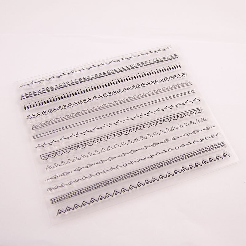 Lace border background Clear Stamps for DIY Scrapb... – Vicedeal