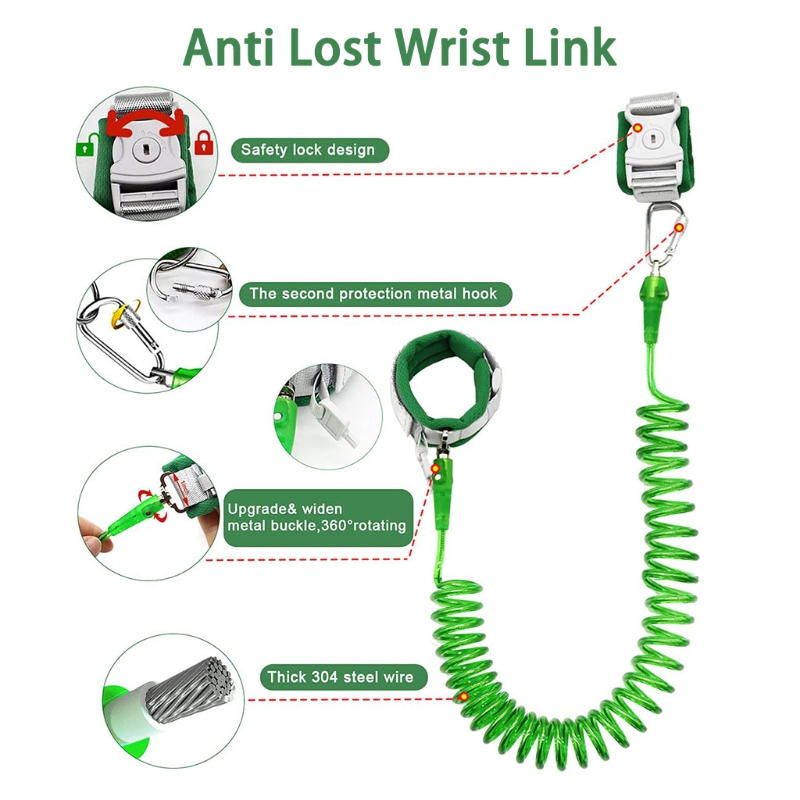 B2EB Kids Safety Harness Child Leash Anti Lost Wri... – Grandado