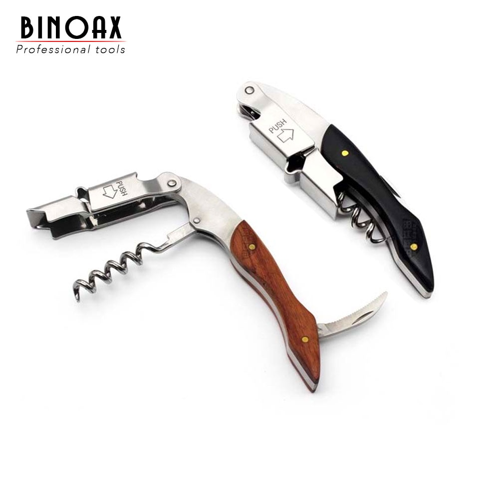 Rosewood Wood Handle Stainless Red Wine Corkscrew ... – Vicedeal