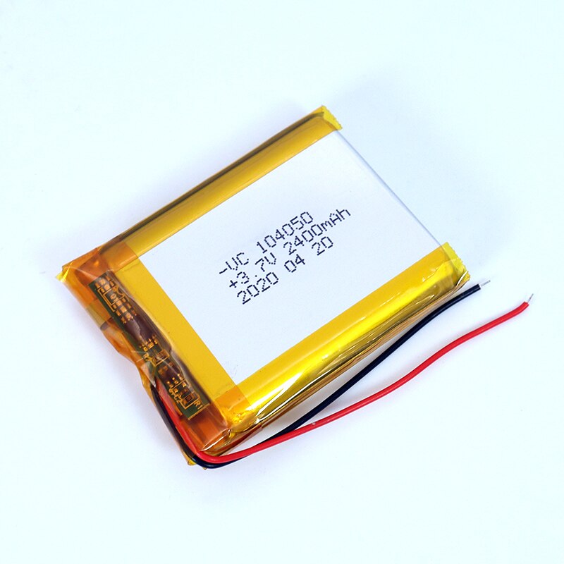 3.7V 2400mah Rechargeable Battery 104050 Li-ion Po... – Vicedeal