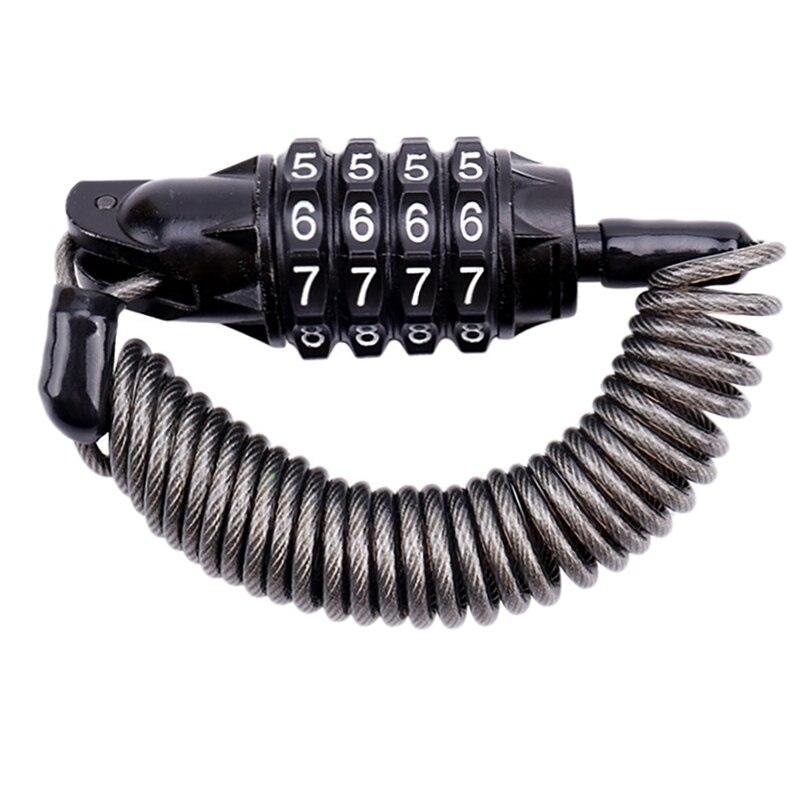 Durable Classic Helmet Lock Chain 4 Digit Password... – Vicedeal