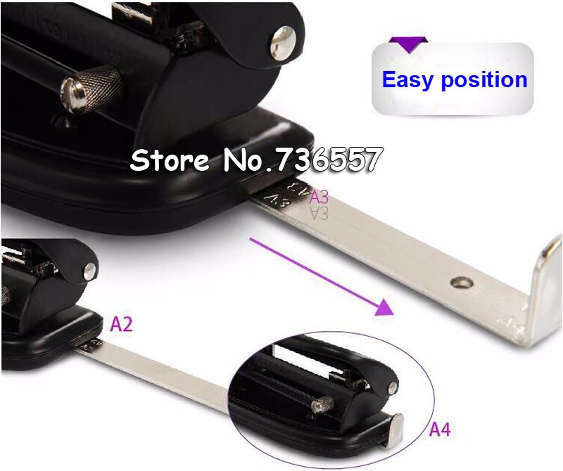 Metal 4 Hole Punch дырокол Adjustable A2 A3 A4 Pap... – Grandado