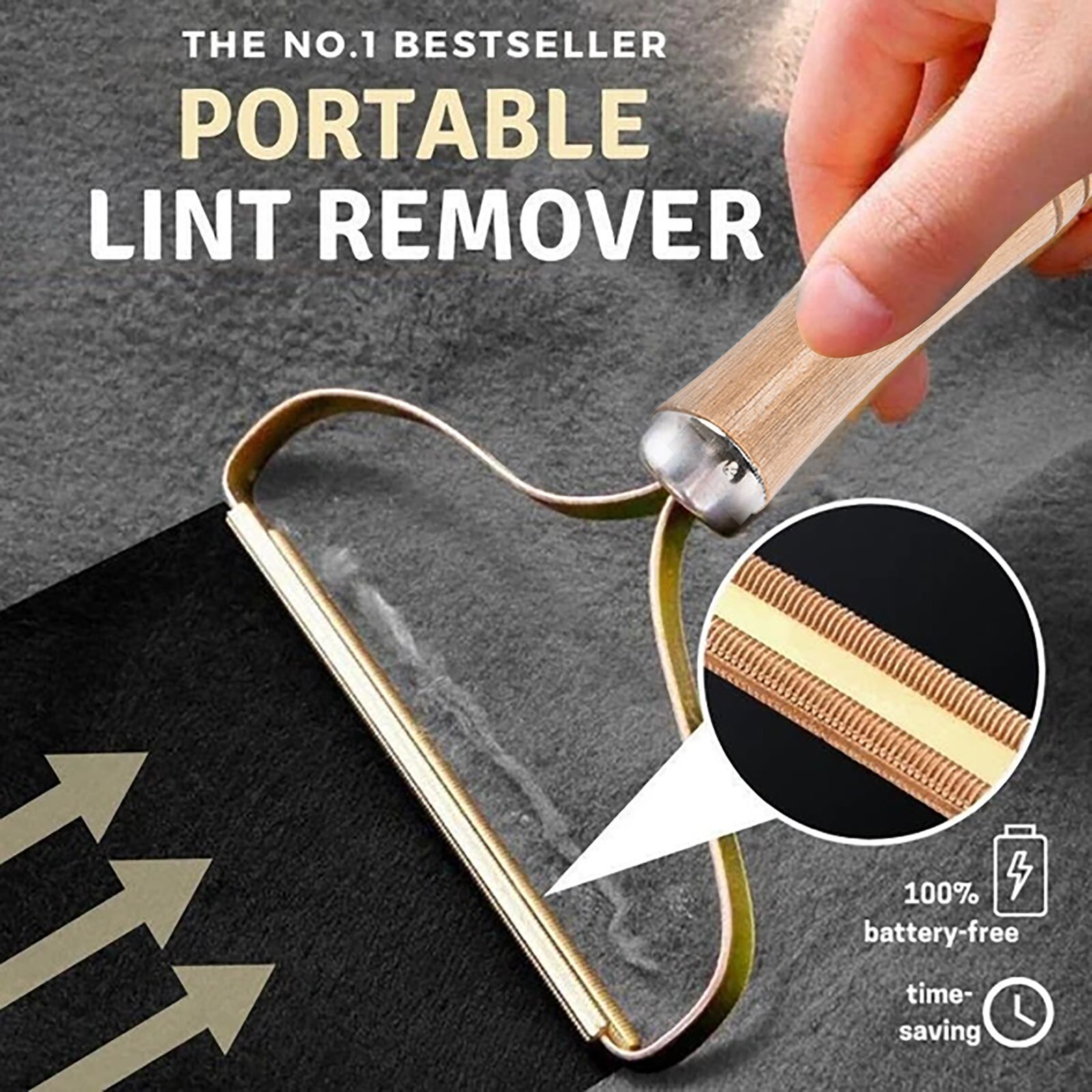 Haar Cleaner Wiper Draagbare Lint Remover Kleding ... – Grandado